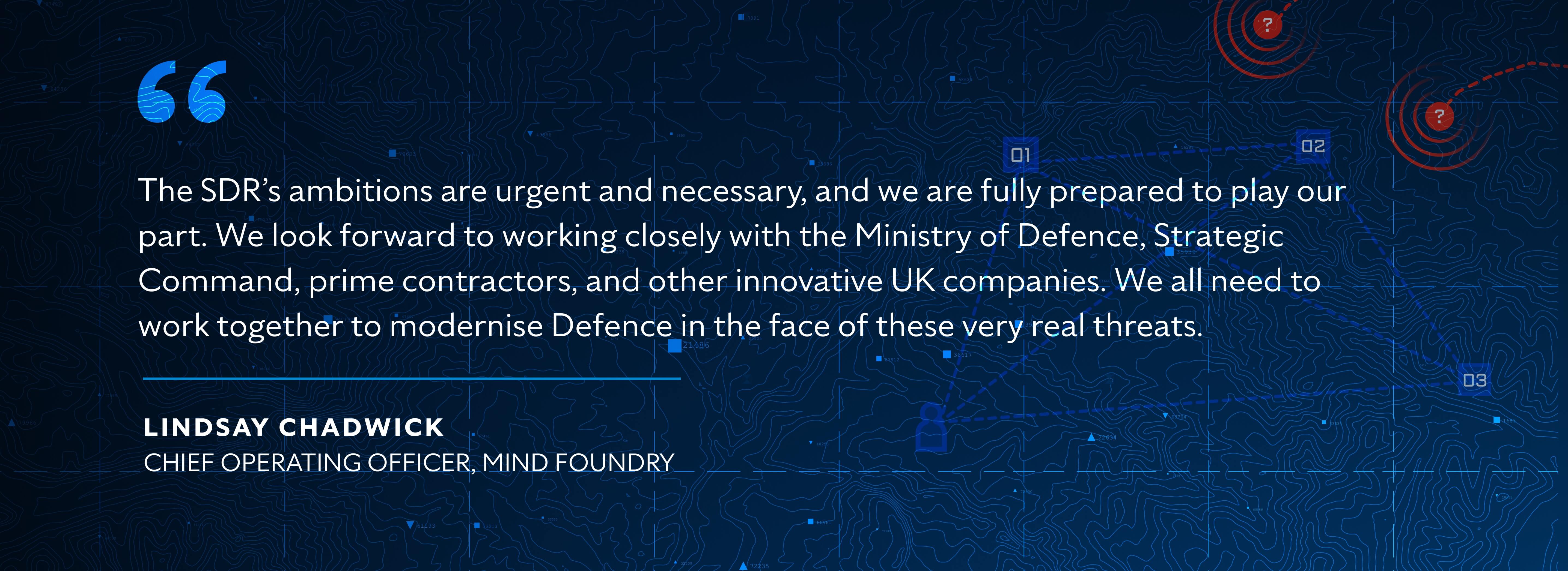 Response to the Strategic Defence Review | Mind Foundry